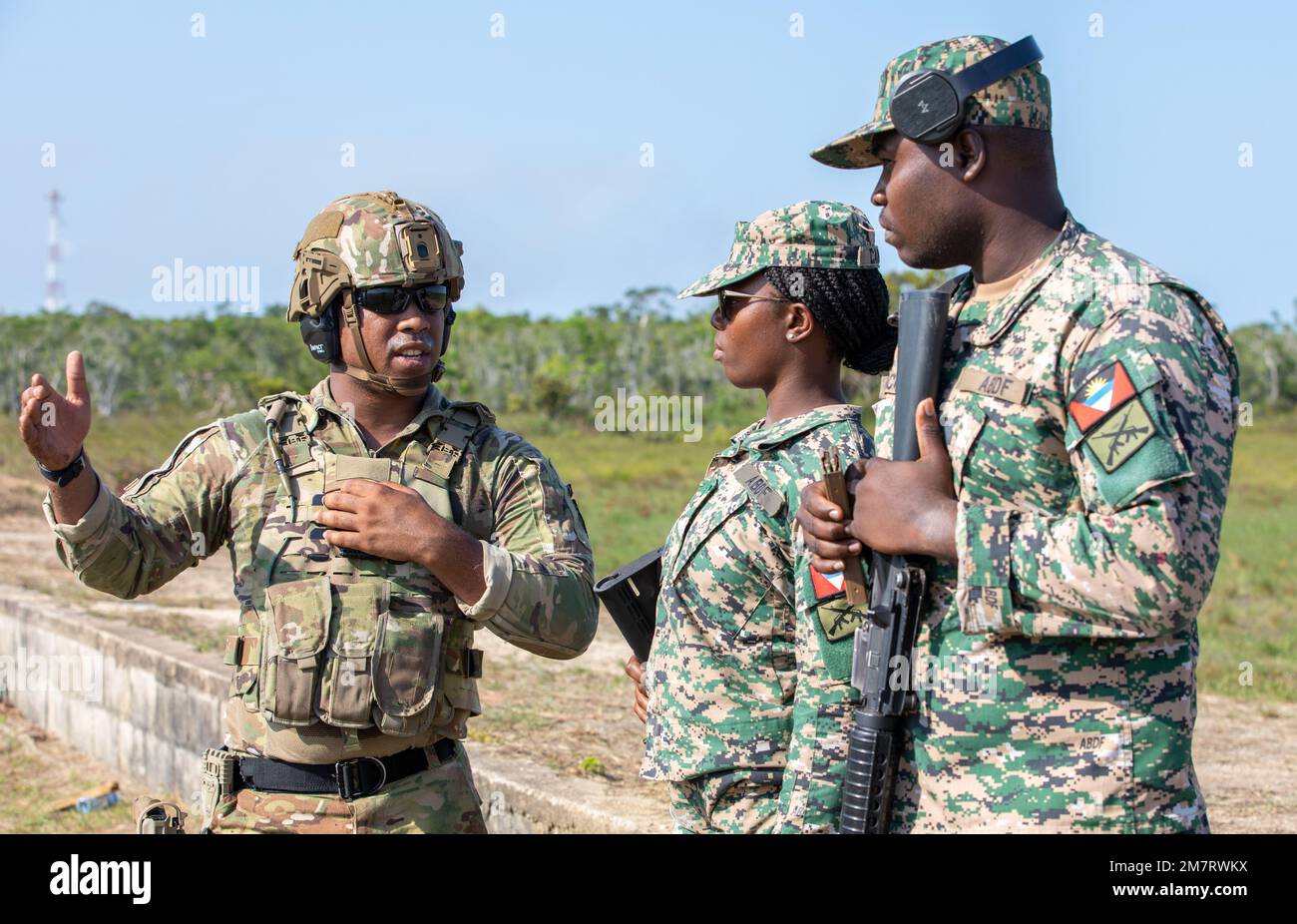 U.S. Army Sgt. Elijah Garrison, a combat advisor from A Company, 2nd ...