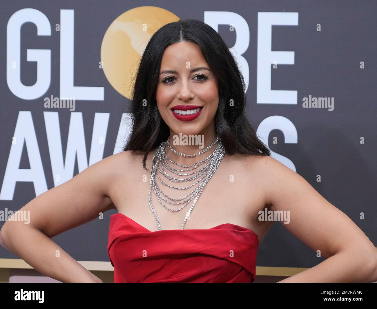 Los Angeles, USA. 10th Jan, 2023. Naz Perez arrives at the 80th Annual ...