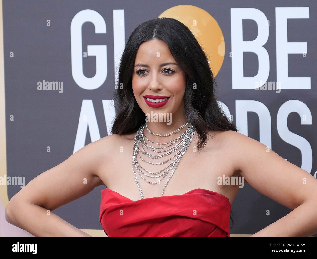 Los Angeles, USA, 10/01/2023, Naz Perez arrives at the 80th Annual ...