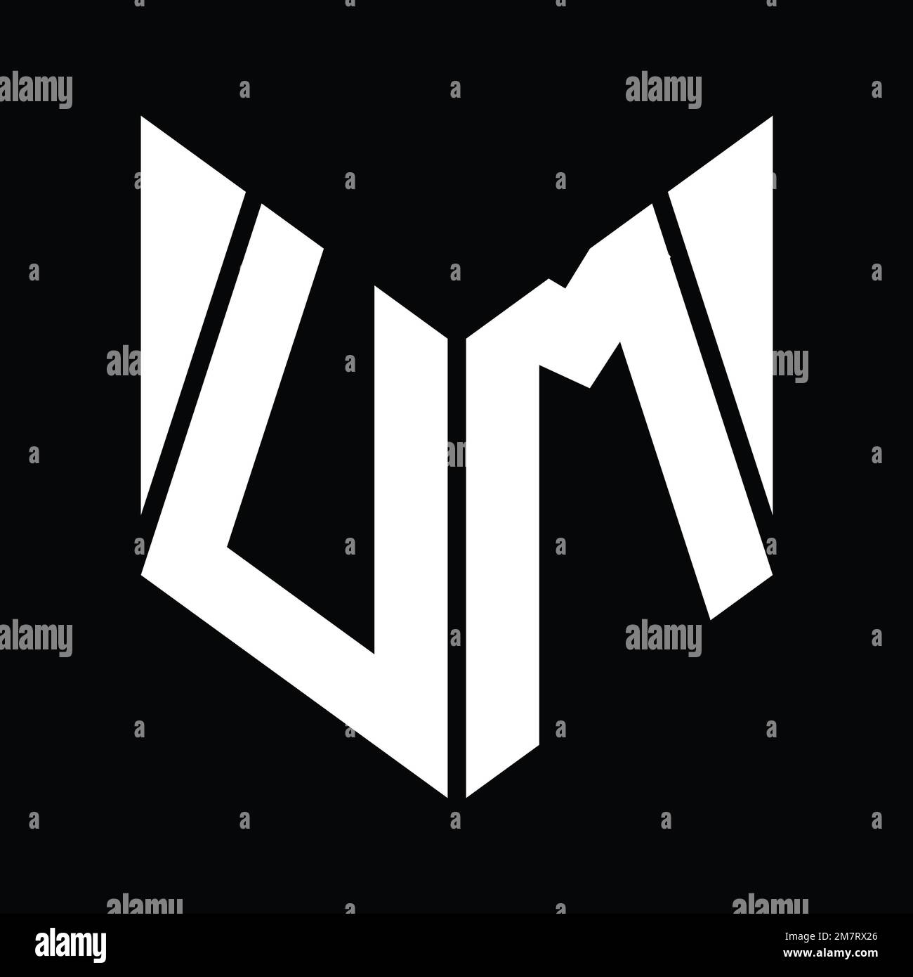 Initial letter um hi-res stock photography and images - Alamy