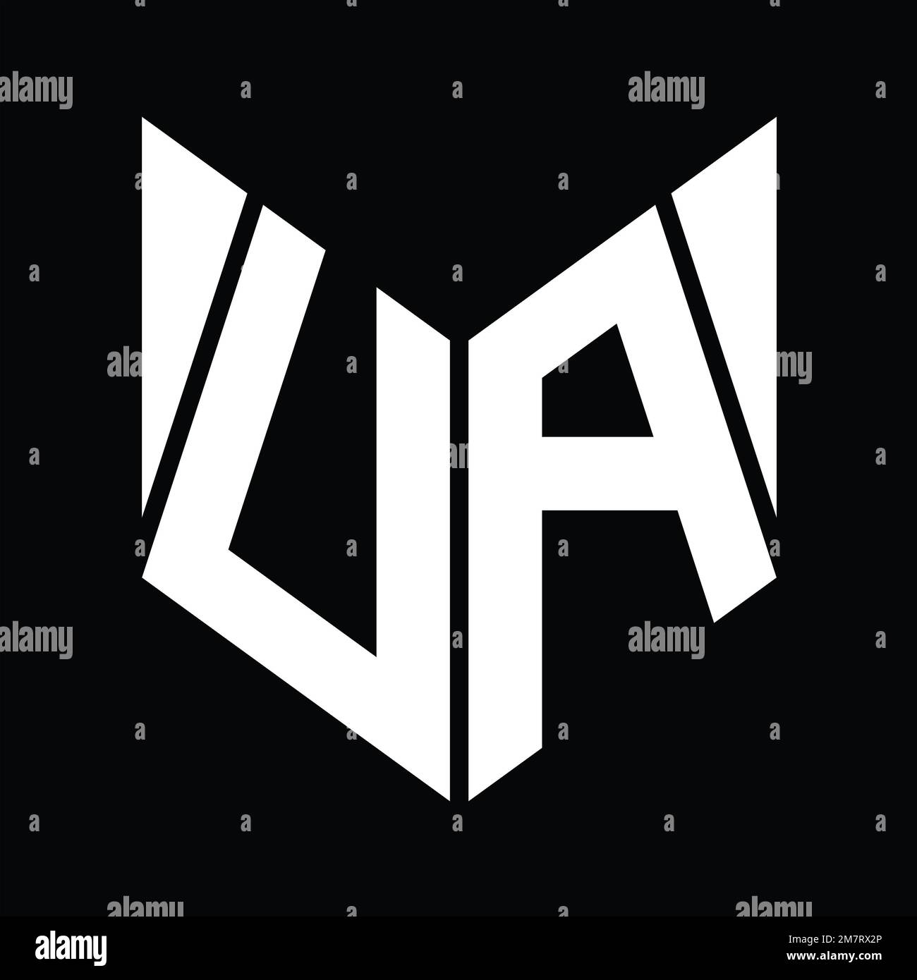 Letter ua logo hi-res stock photography and images - Alamy