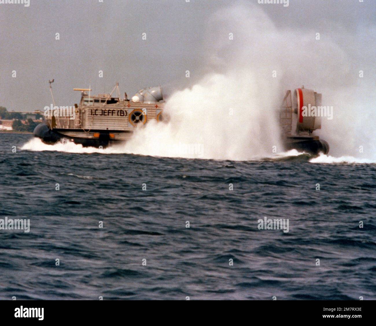 A port beam view of the amphibious assault landing craft (AALC) "Jeff B ...