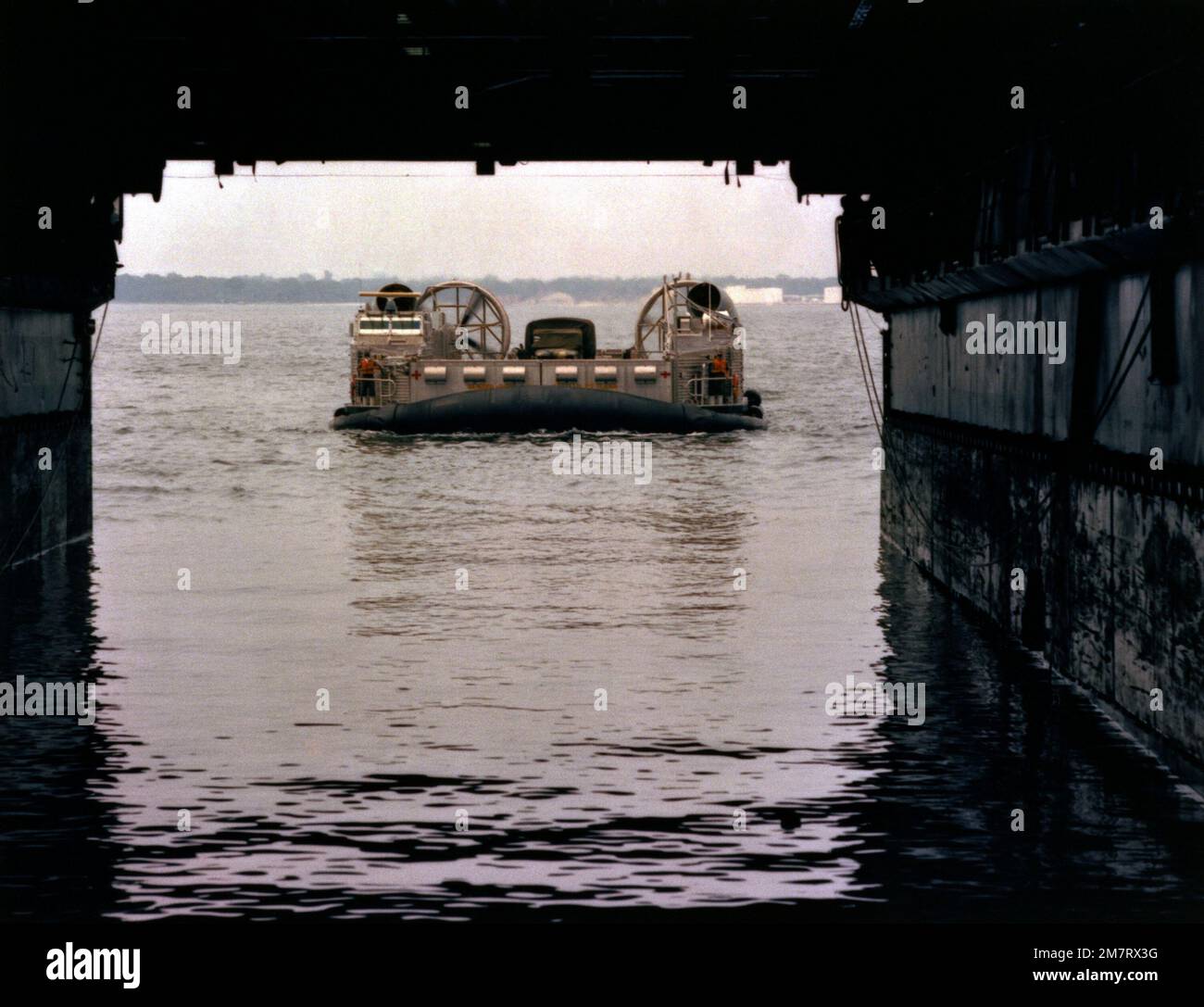A bow view of the amphibious assault landing craft (AALC) "Jeff B ...