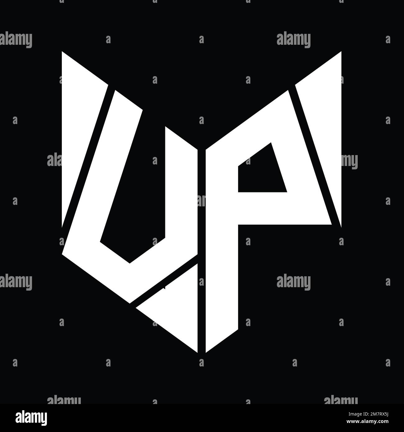 Pv modern logo hi-res stock photography and images - Alamy