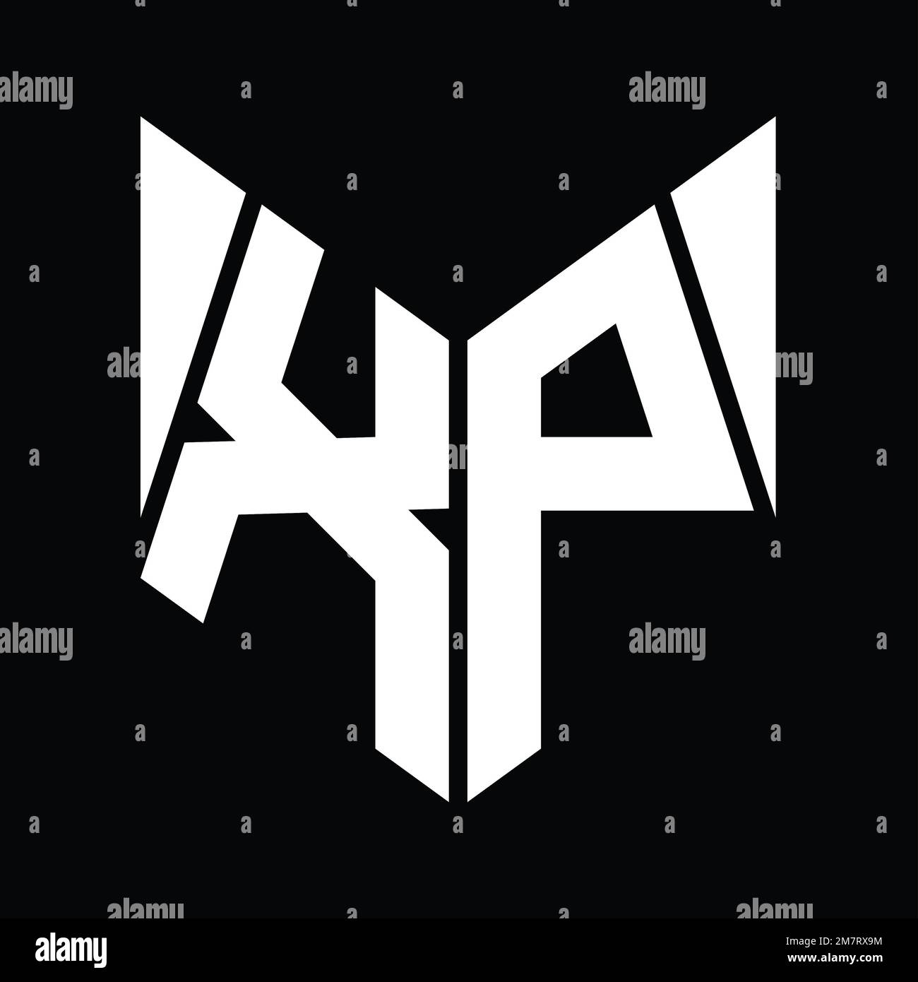 Xp modern logo hi-res stock photography and images - Alamy