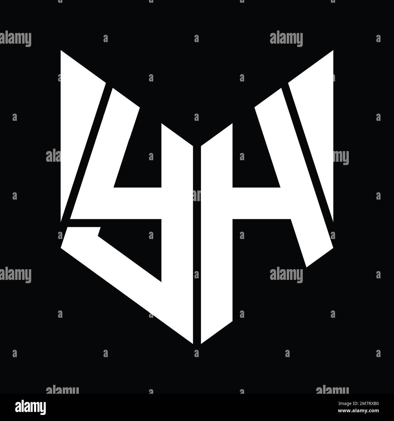 Y h logo hi-res stock photography and images - Alamy