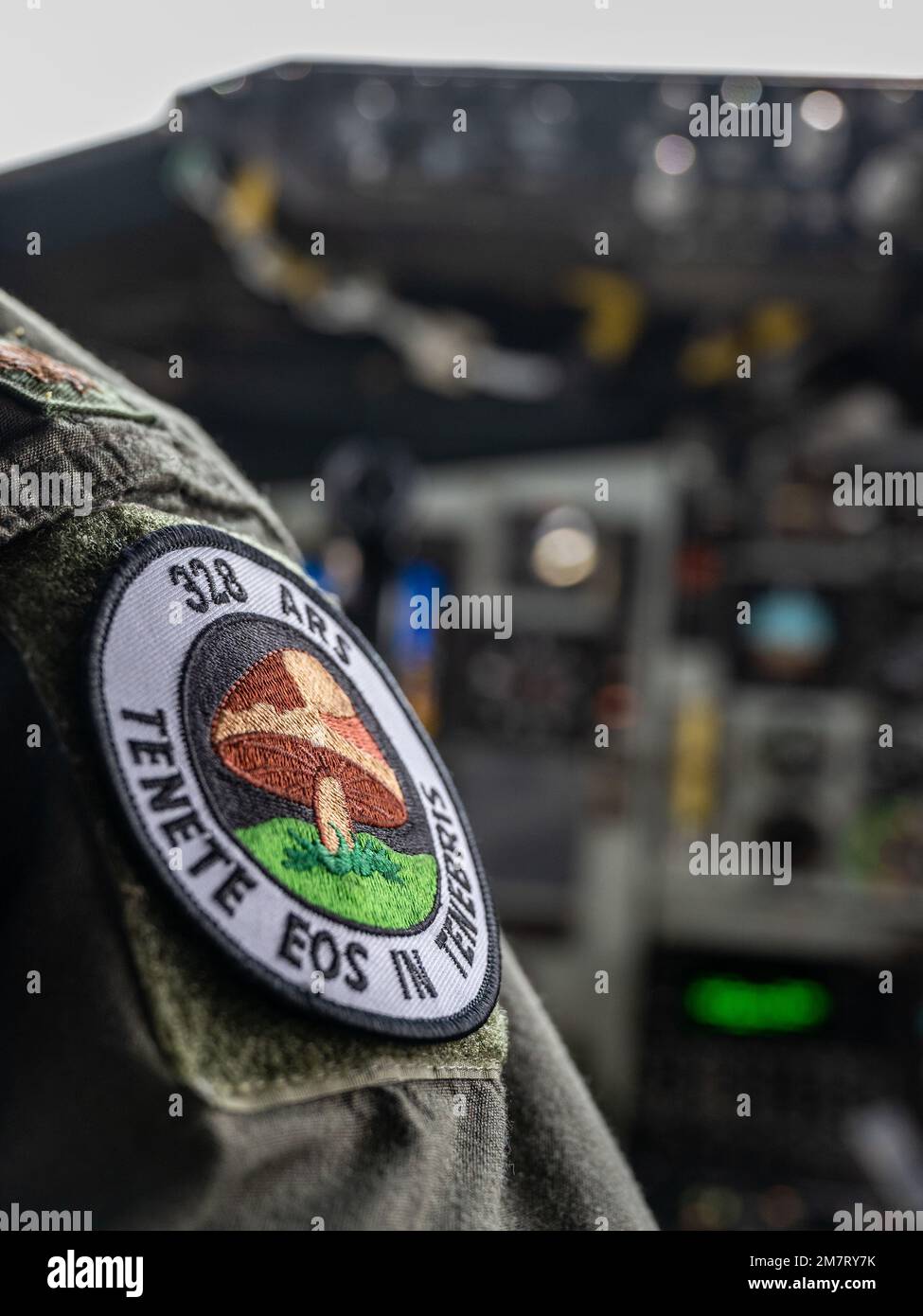 U.S. Air Force Major Matt Ables, with the 328th Air Refueling Squadron ...