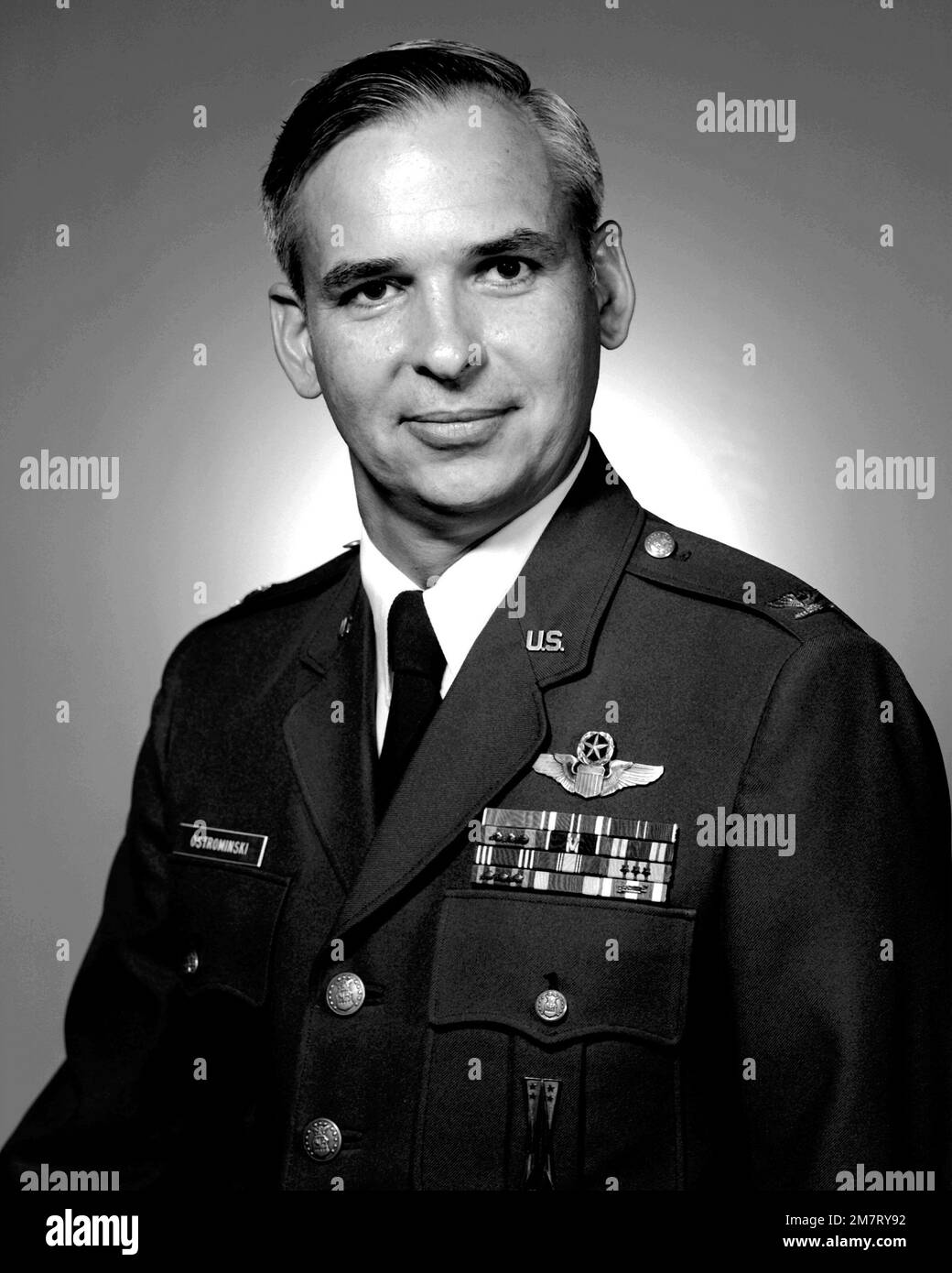 COL John Ostrominski, USAF (uncovered). Country: Unknown Stock Photo ...
