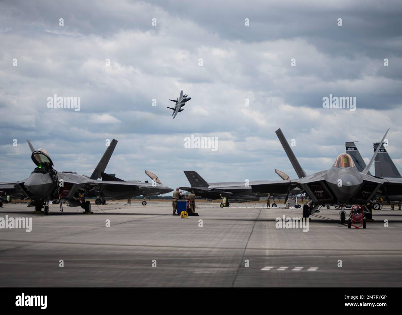An F-15 Eagle assigned to the 125th Fighter Wing, Florida Air National ...