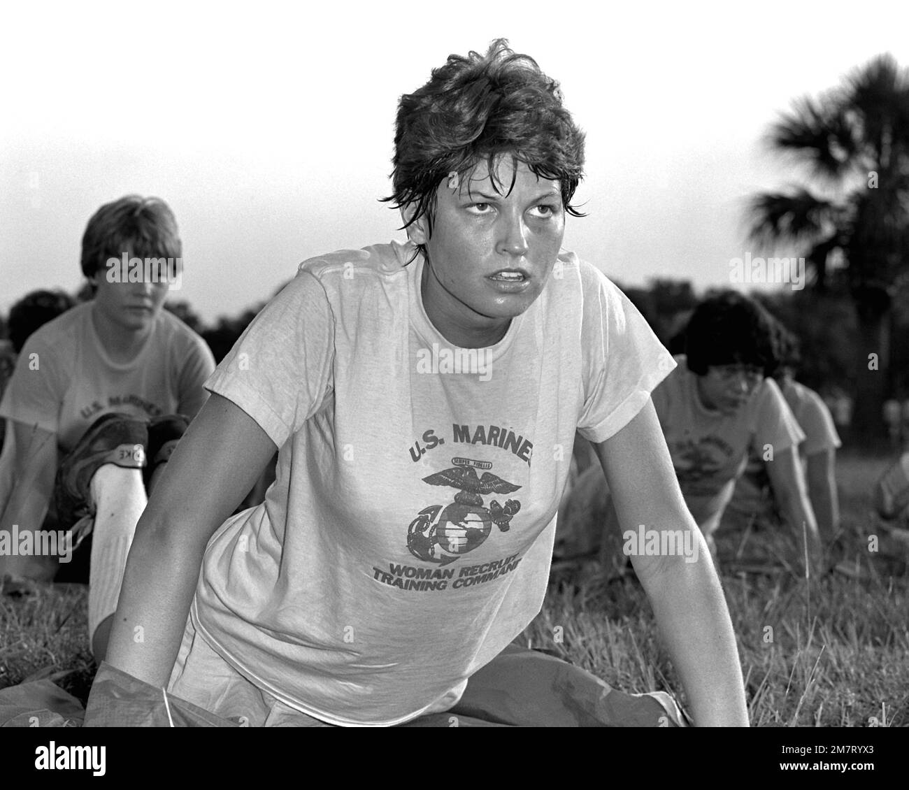 PVT Scott of Series 11b does a few extra push-ups during physical ...