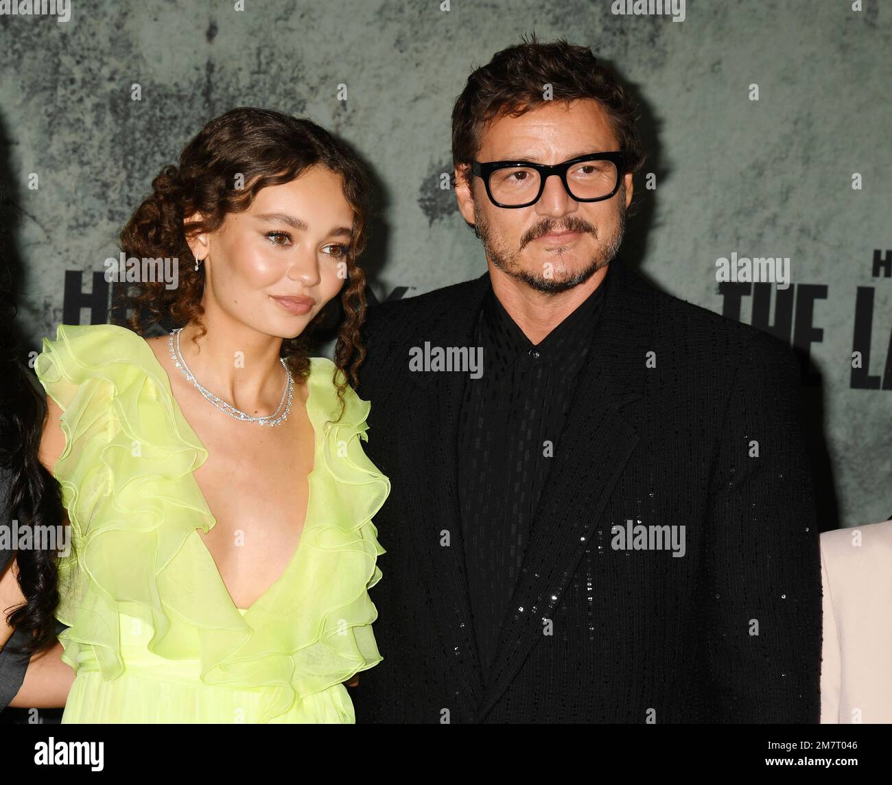 LOS ANGELES, CALIFORNIA - JANUARY 09: (L-R) Nico Parker and Pedro ...