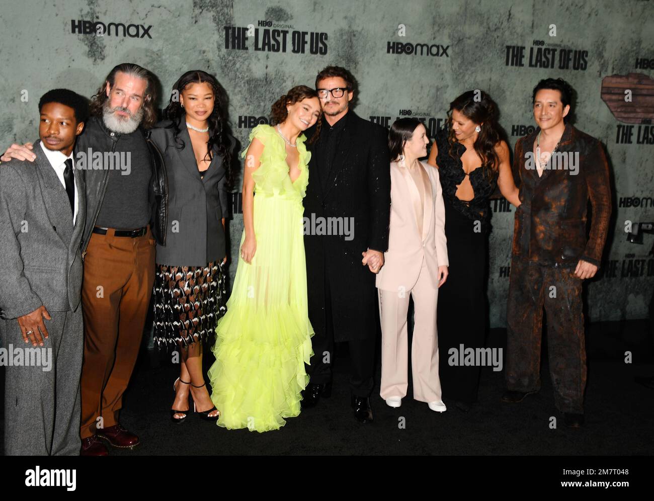 LOS ANGELES, CALIFORNIA - JANUARY 09: (L-R) Lamar Johnson, Jeffrey ...