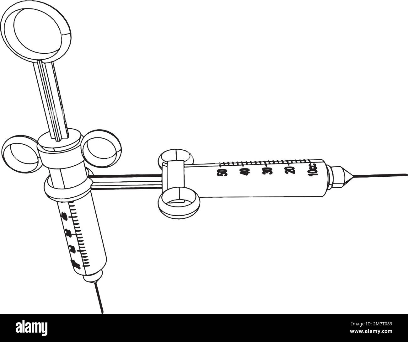 Injection Syringe Vector Stock Vector Image & Art - Alamy
