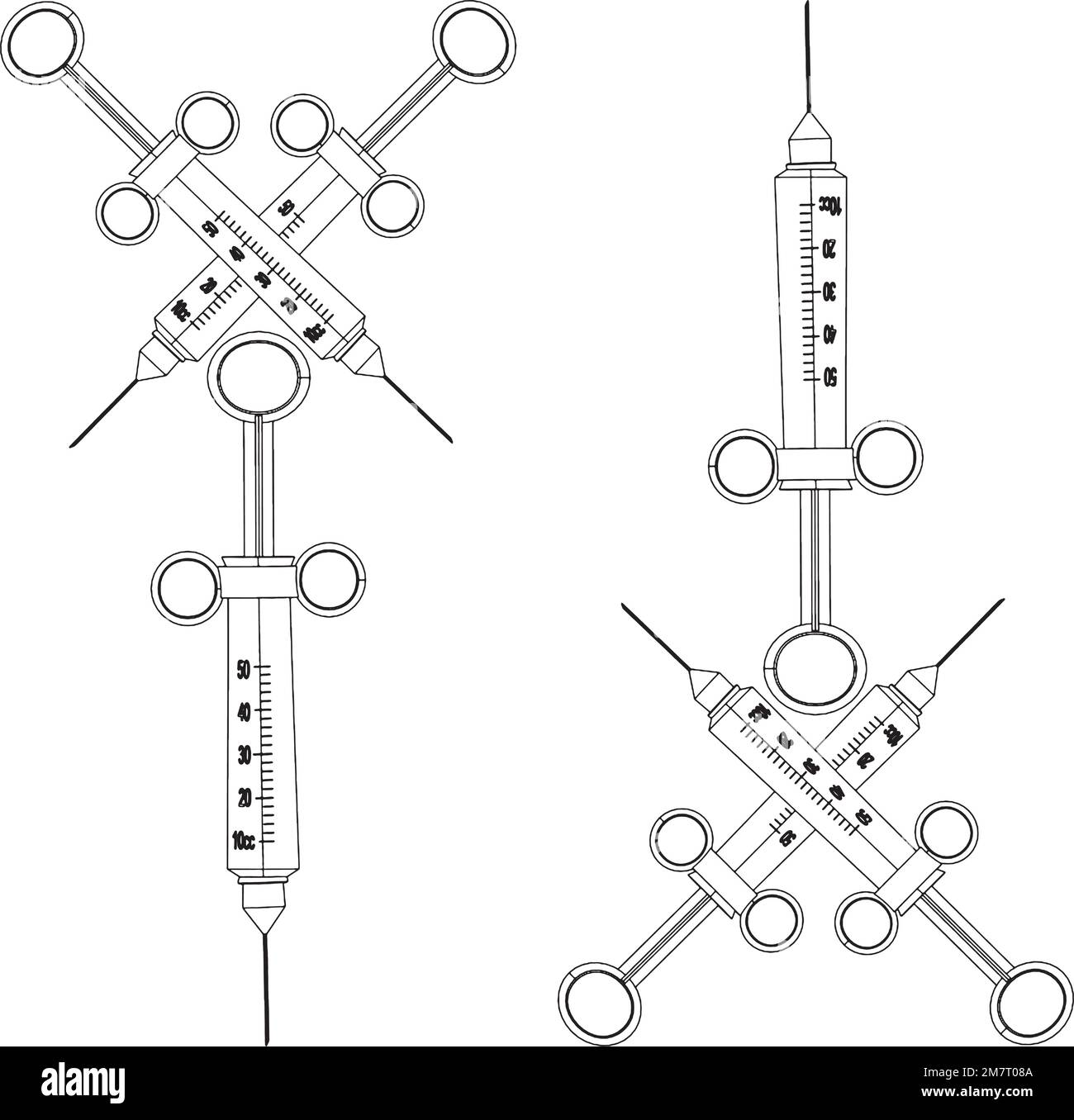 Injection Syringe Vector Stock Vector Image & Art - Alamy
