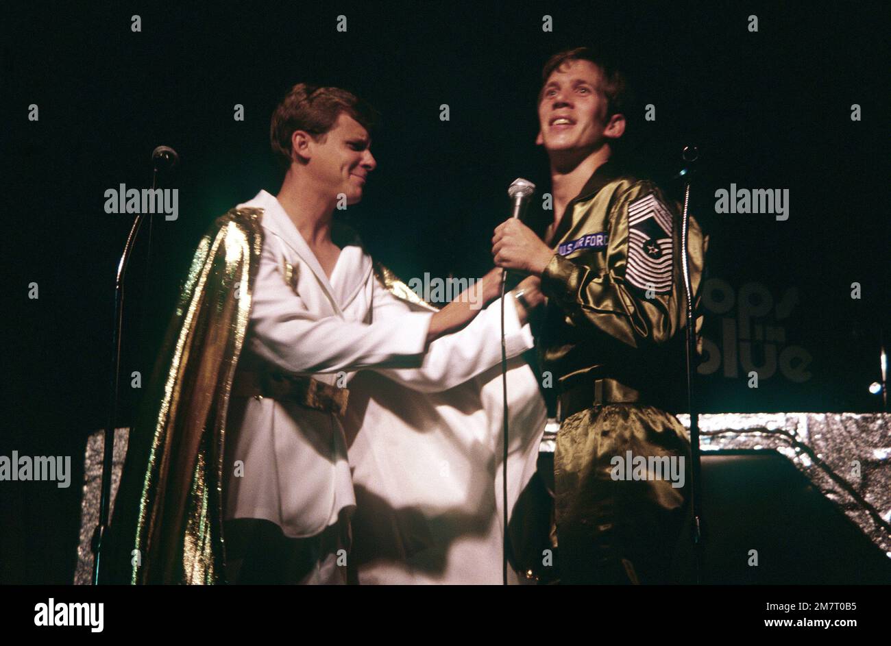 David Tanner, left, and John Minieris perform as cast members of Tops ...