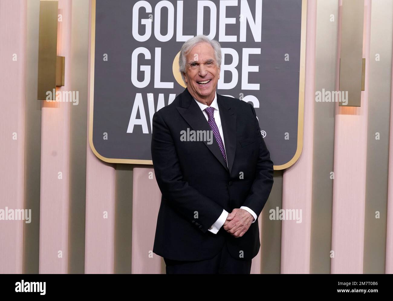 Henry Winkler arrives at the 80th annual Golden Globe Awards at the ...