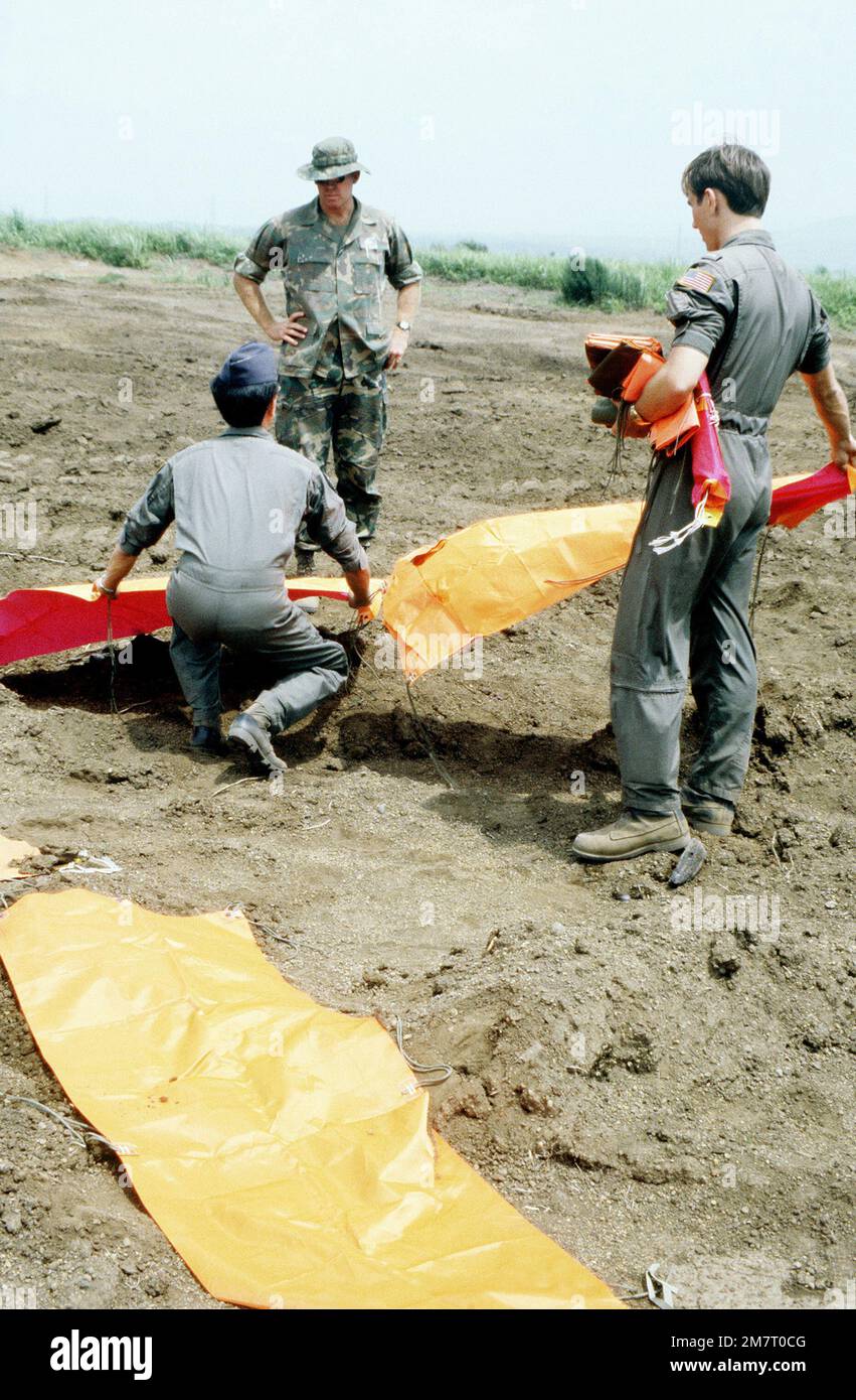 LT Robert Reneau, left, and LT Dove Loar from the 345th Tactical ...