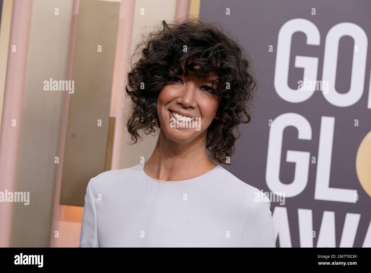 Elisabeth Holm arrives at the 80th annual Golden Globe Awards at the ...