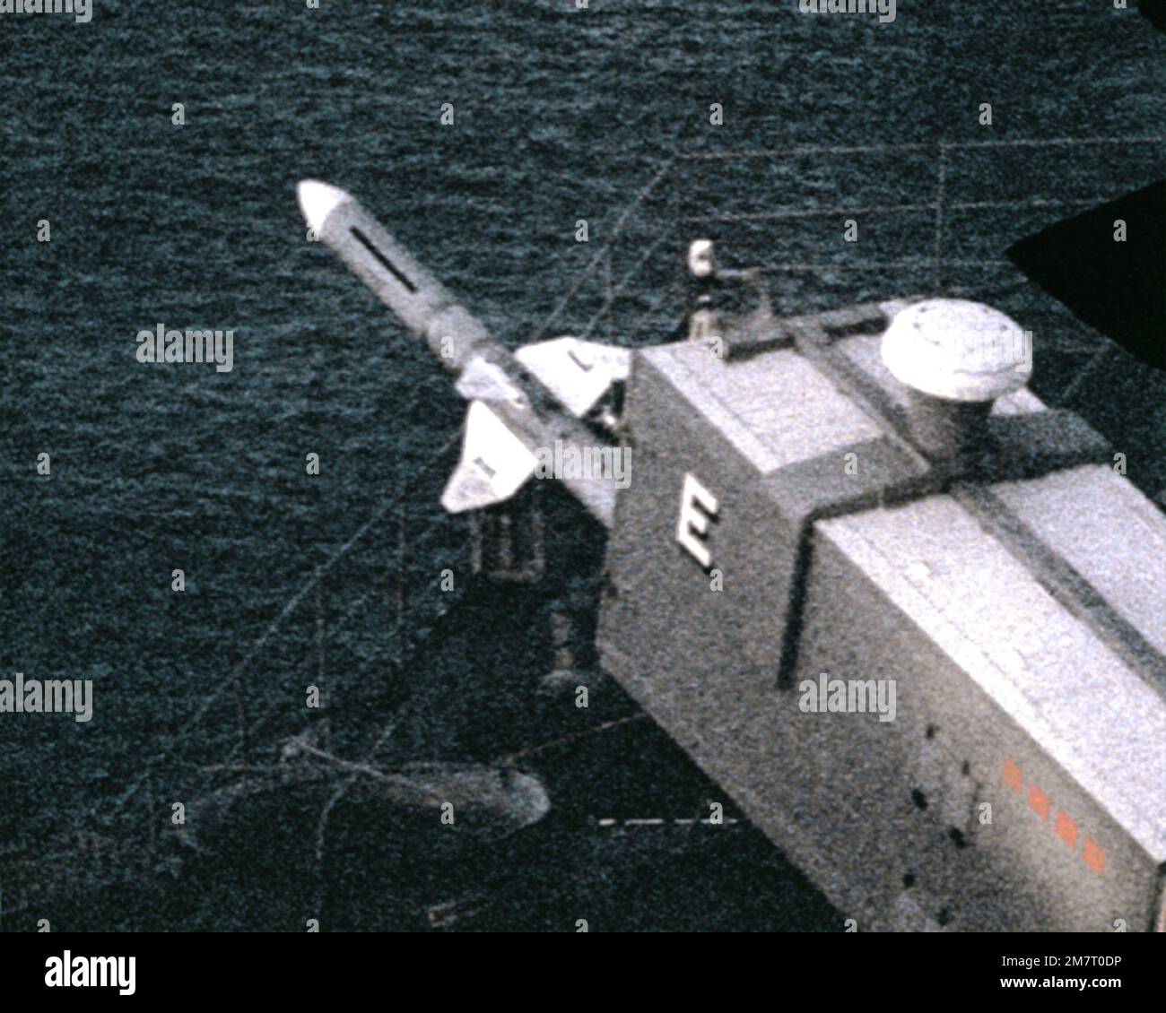 The second in a series of four views of the launch of an RIM-7 Sea ...