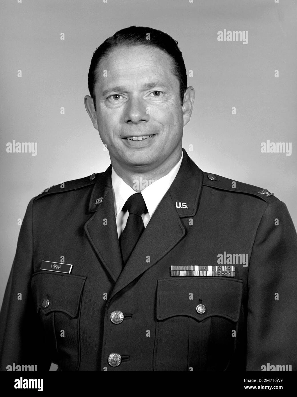 COL Robert F. Lopina, USAF (uncovered). Country: Unknown Stock Photo ...