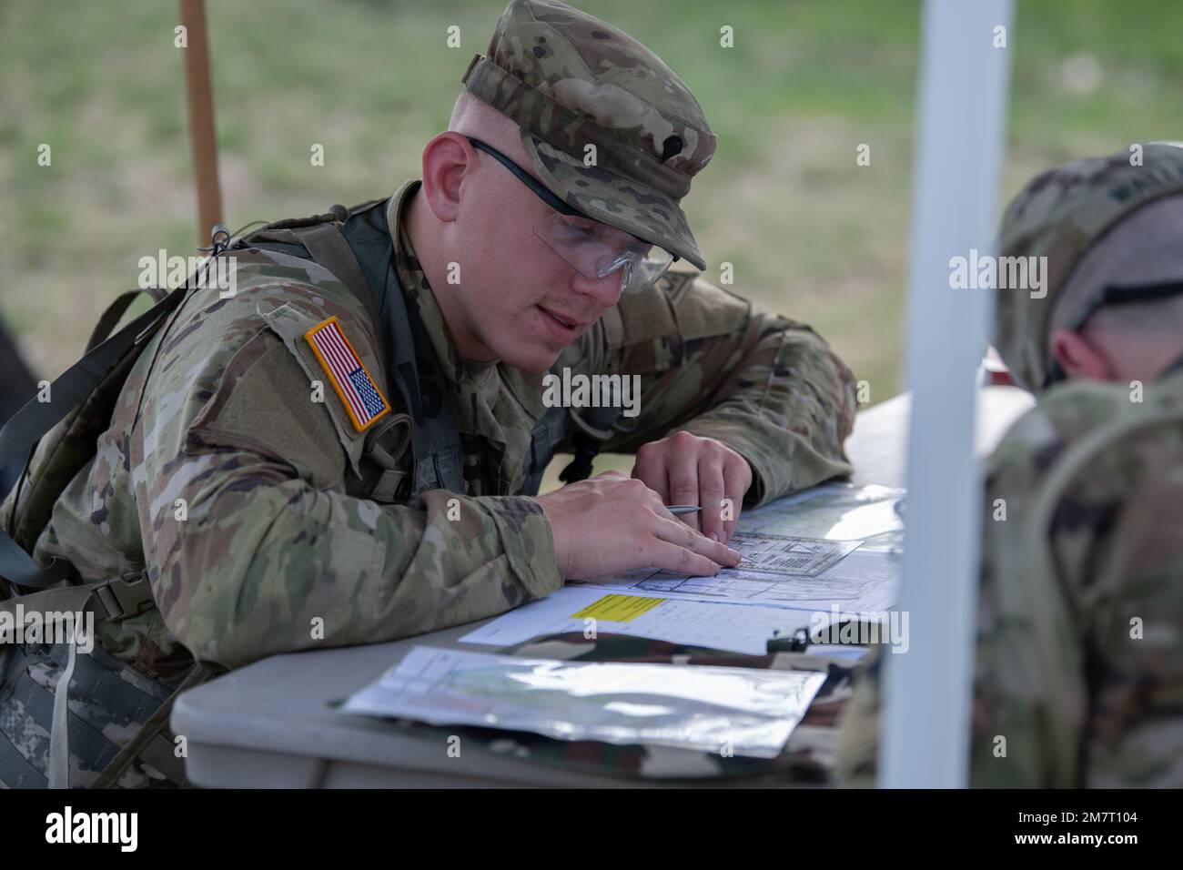 Spc. Brock Cerneka of Youngstown, Ohio, a Military Police with the Ohio ...