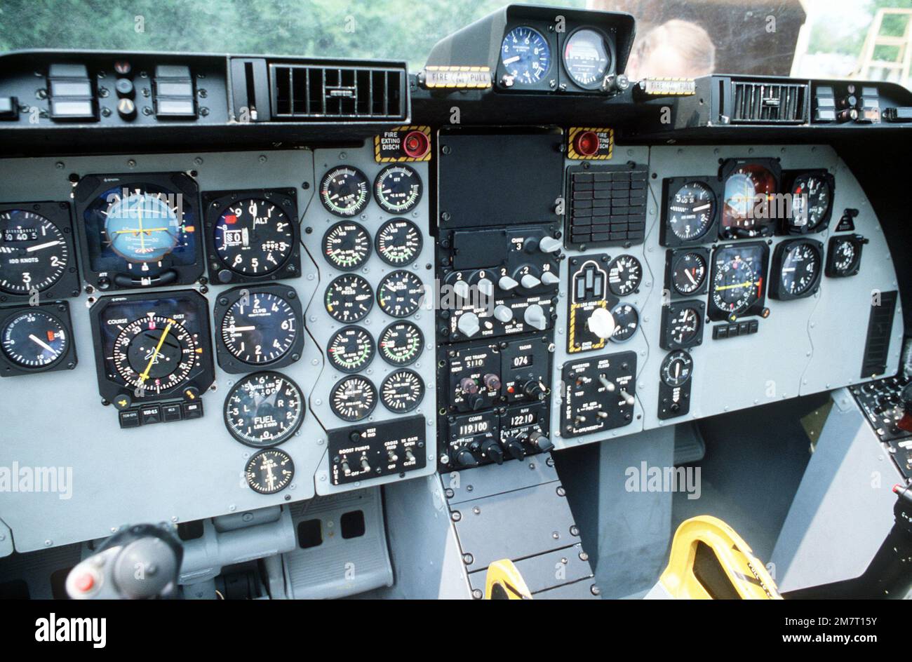 Interior view of the cockpit aboard the Fairchild proposed next ...