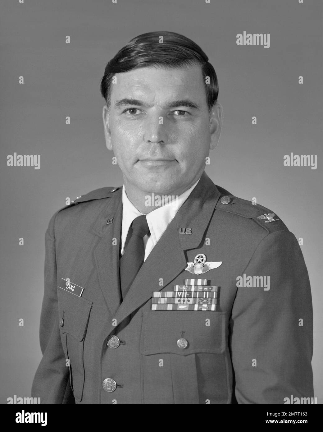COL R. A. Zang, USAF. Country: Unknown Stock Photo - Alamy