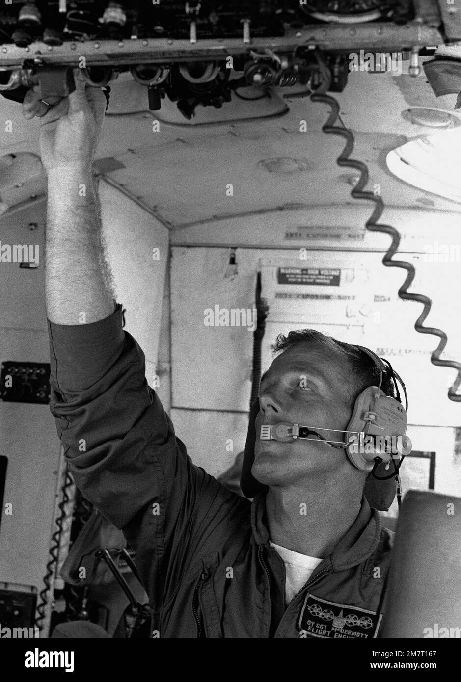 GUNNERY Sergeant James McDermott, a KC-130 Hercules flight engineer ...