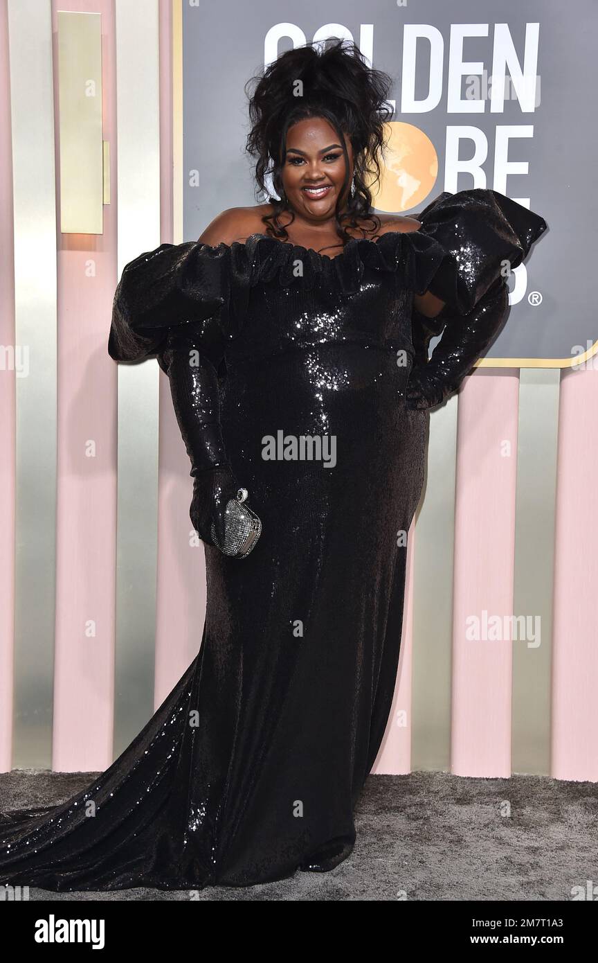 Nicole Byer arrives at the 80th annual Golden Globe Awards at the ...