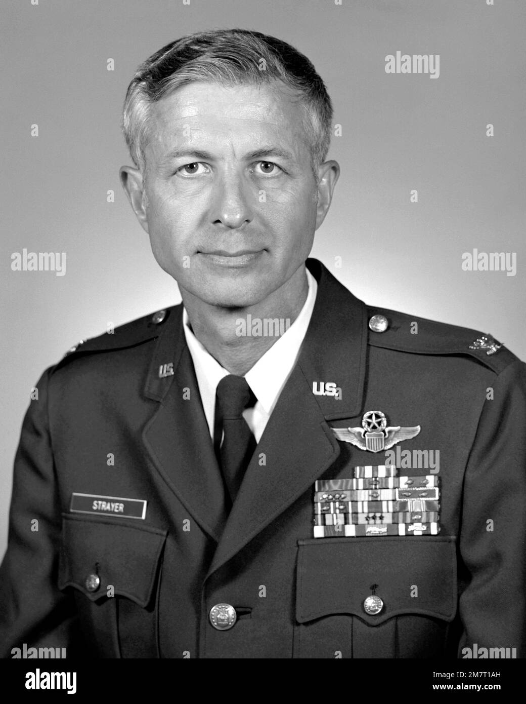 COL Jay M. Strayer, USAF (uncovered). Country: Unknown Stock Photo - Alamy