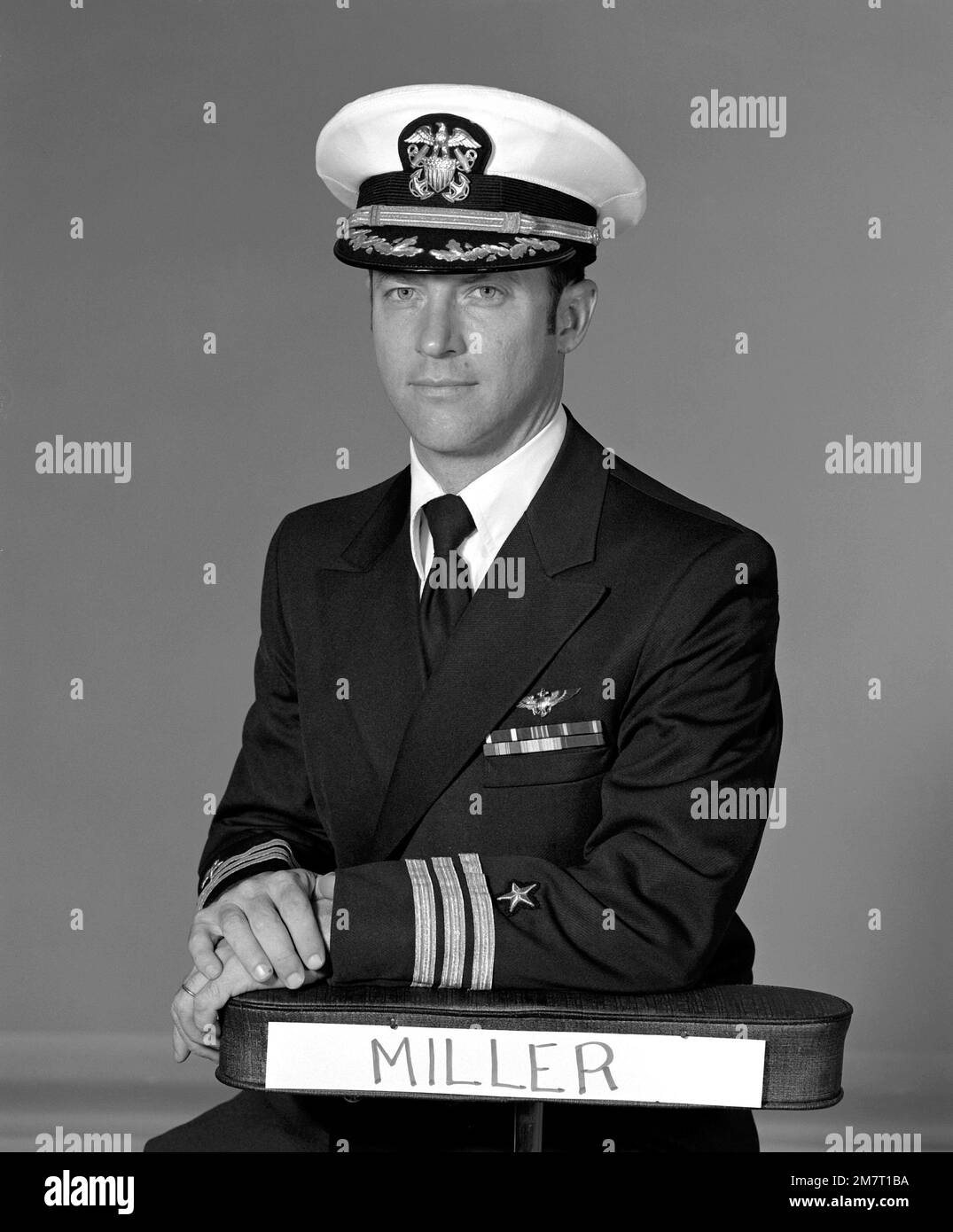 CDR David William Miller, USN (covered). Country: Unknown Stock Photo ...