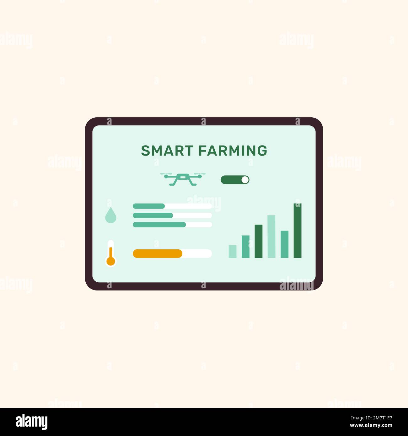 Smart farming iot device Stock Vector Images - Alamy