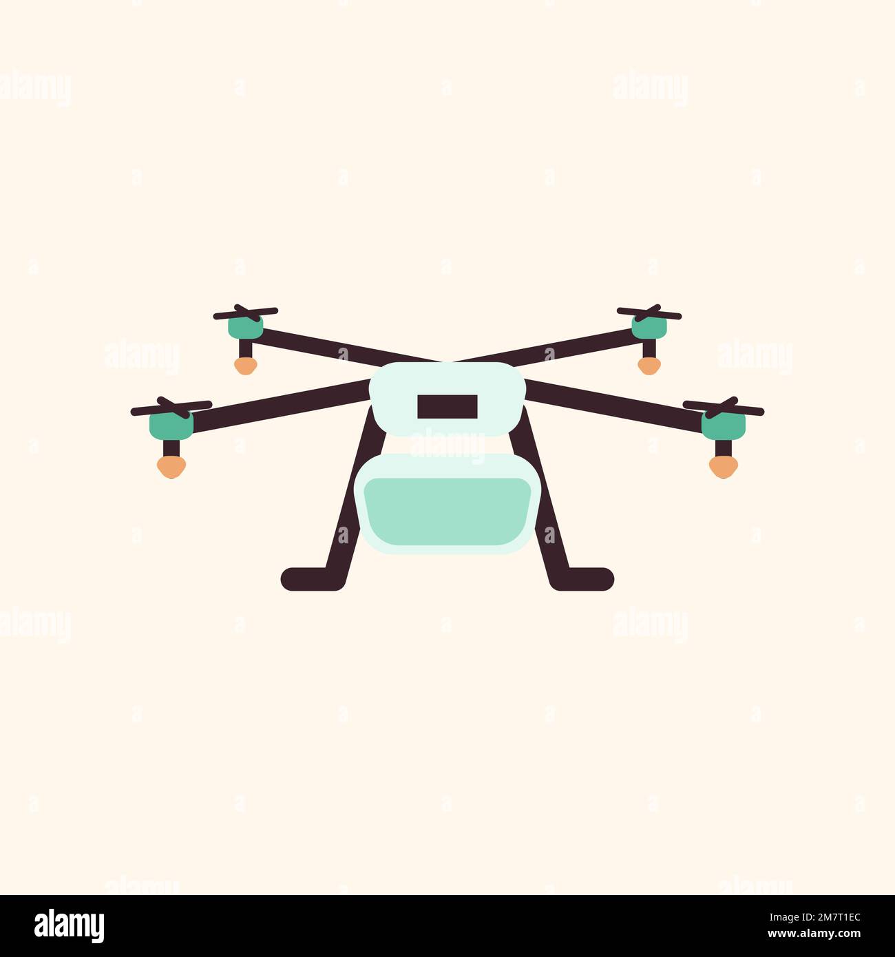 Cartoon drone vector technology icon Stock Vector Image & Art - Alamy