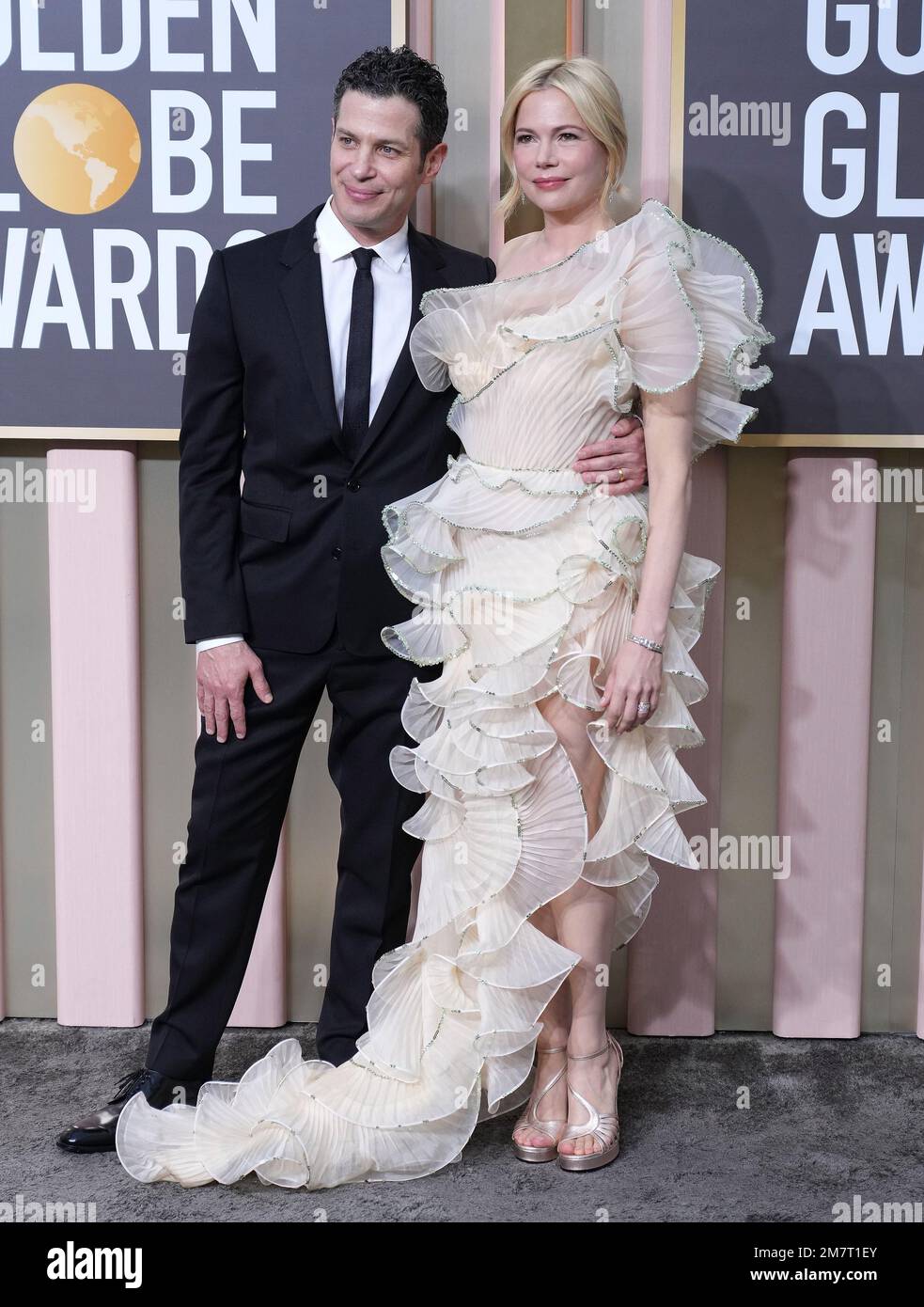 Los Angeles, USA. 10th Jan, 2023. Thomas Kail and Michelle Williams ...
