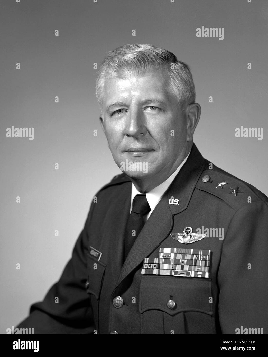 MGEN Donald W. Bennett, USAF (uncovered). Country: Unknown Stock Photo ...