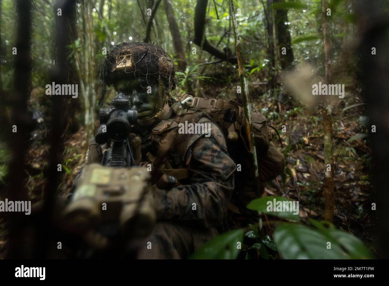 U.S. Marine Corps Lance Cpl. Gavin Wright, a rifleman with 3d Battalion ...