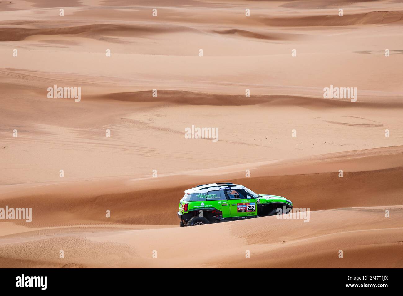 Haradh, Saudi Arabia - January 10th, 2023, 212$ during the Stage 9 of ...