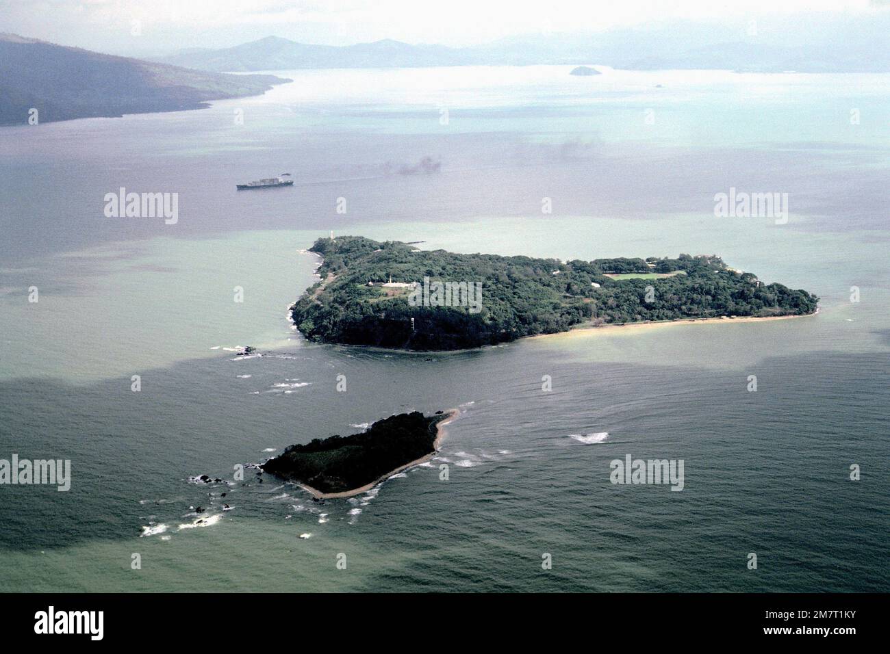 A view of Grande Island. Base: Naval Station, Subic Bay State: Luzon ...