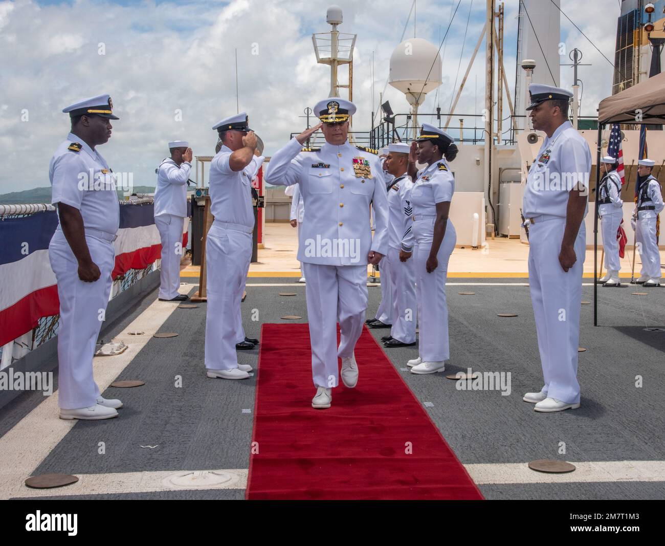 GUAM (May 12, 2022) -- Capt. Steven Wasson, of Oklahoma City, Oklahoma ...