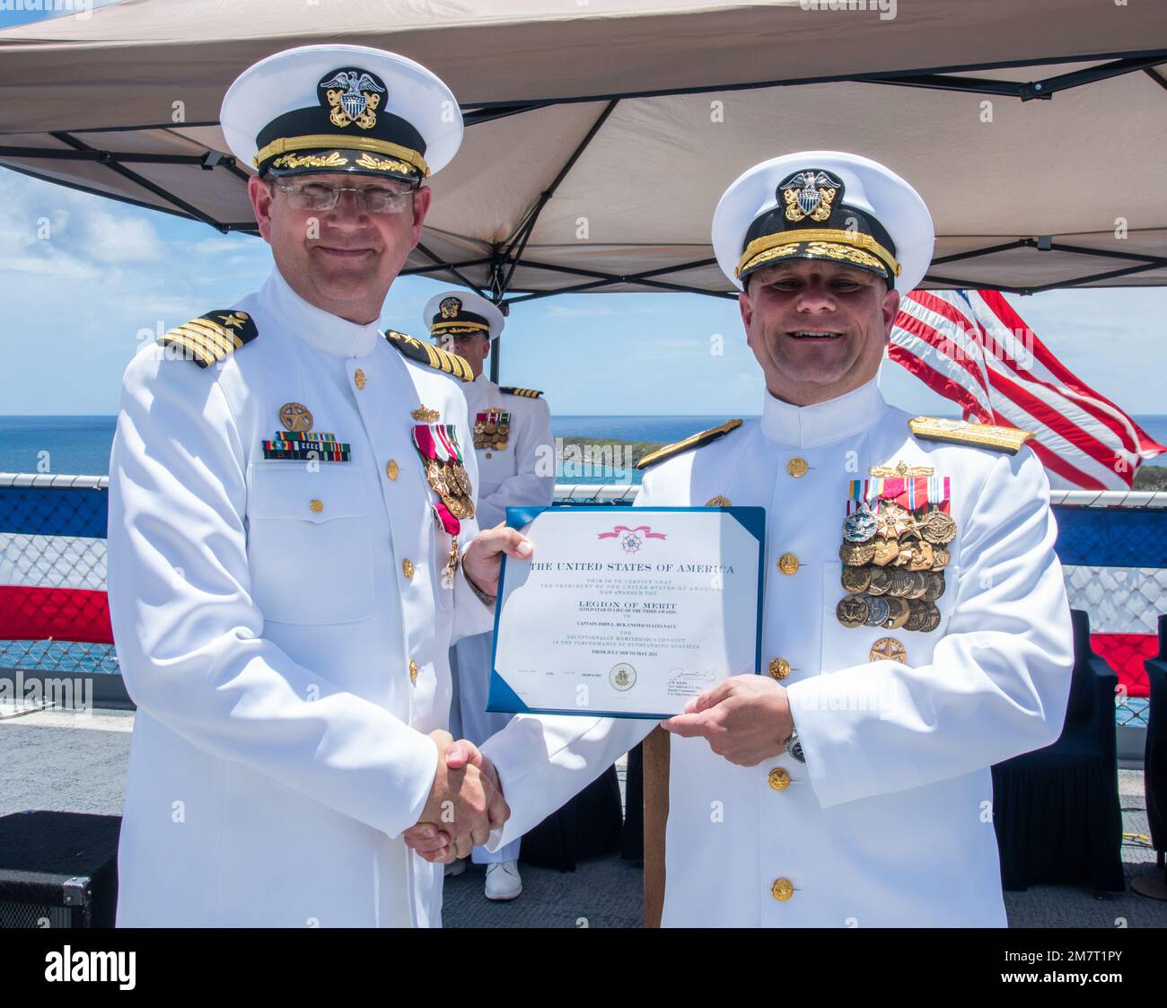 GUAM (May 12, 2022) -- After being at the helm of Maritime ...