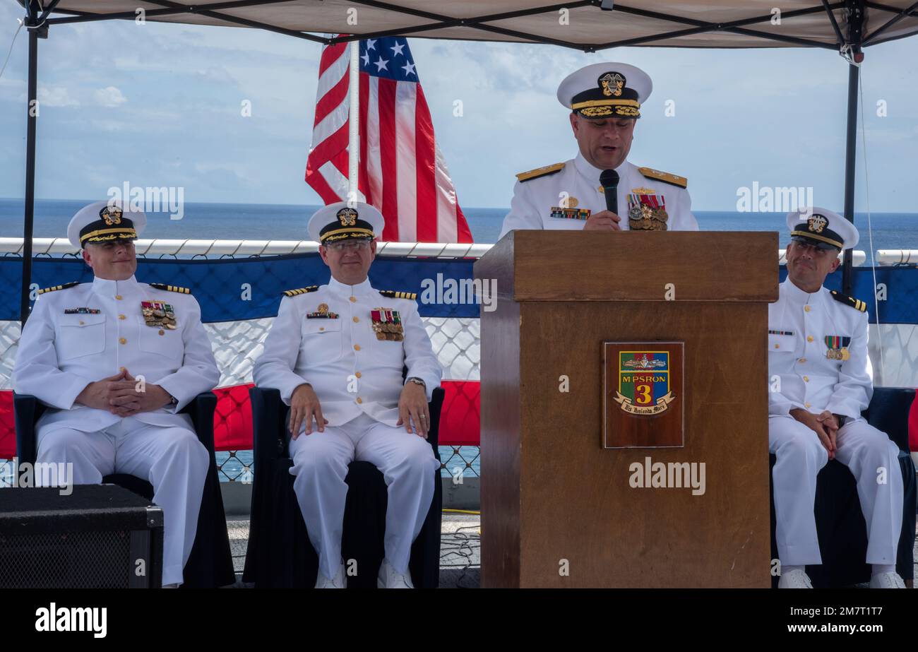 GUAM (May 12, 2022) -- Rear Adm. Benjamin Nicholson, commander Joint ...