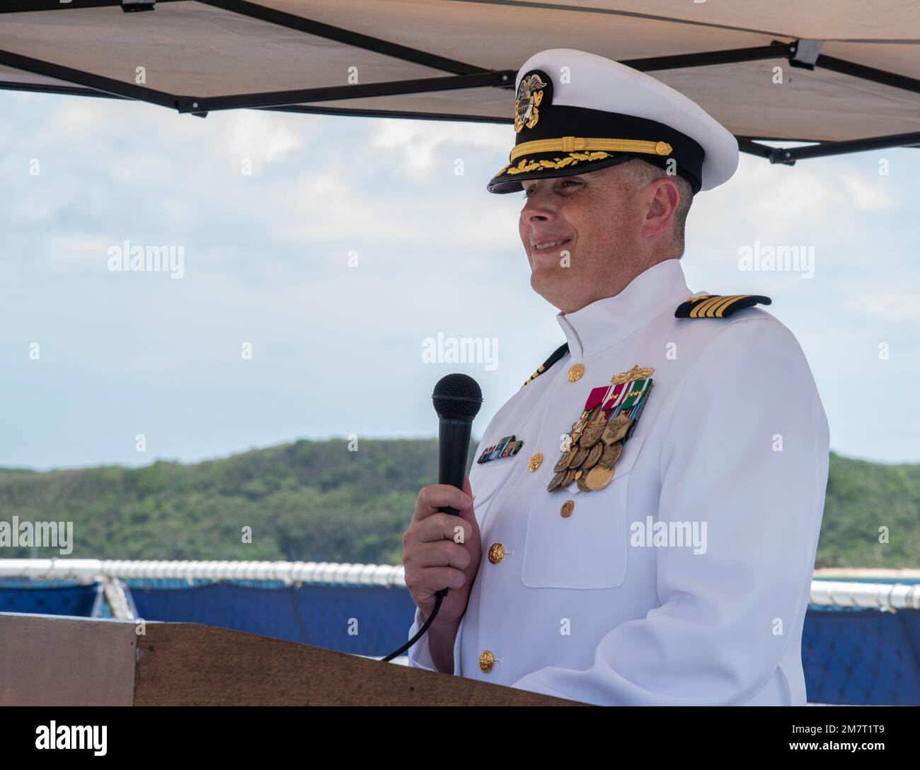 GUAM (May 12) -- Capt. Steven Wasson, of Oklahoma City, Oklahoma ...