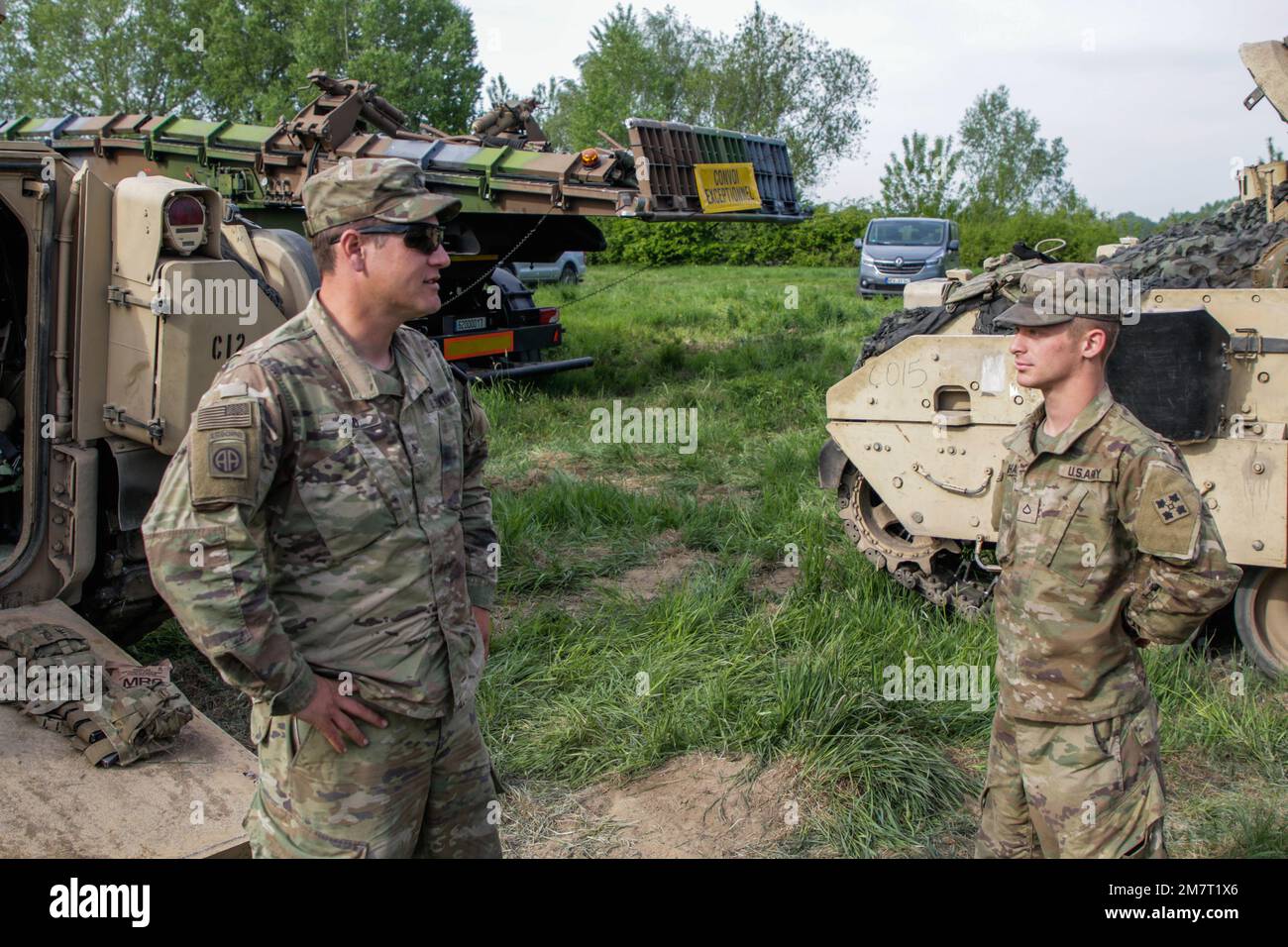 U.S. Army Sgt. Richard Hand and U.S. Army Pfc. Blake Marshall, Soldiers ...