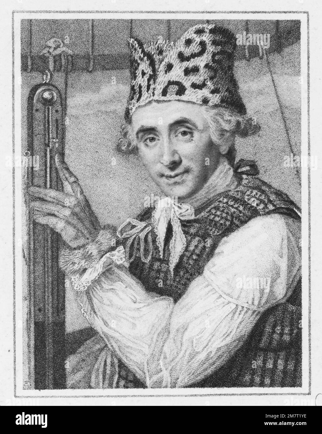 Dr John Jeffries, American balloonist, 1786 Stock Photo - Alamy