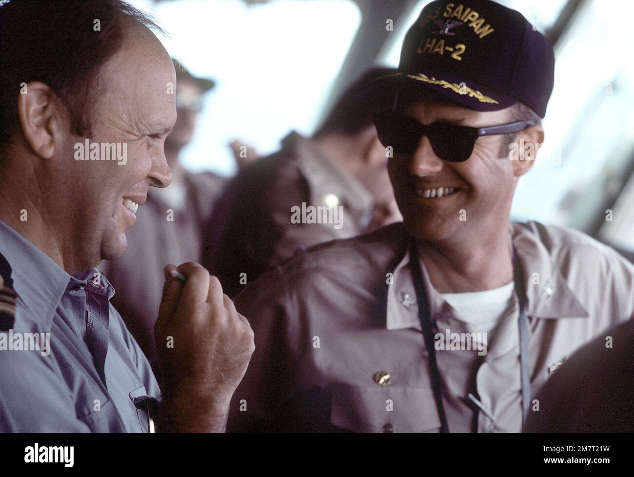 LCDR Miguel Fernandez, liaison officer for Spanish Destroyer Squadron ...