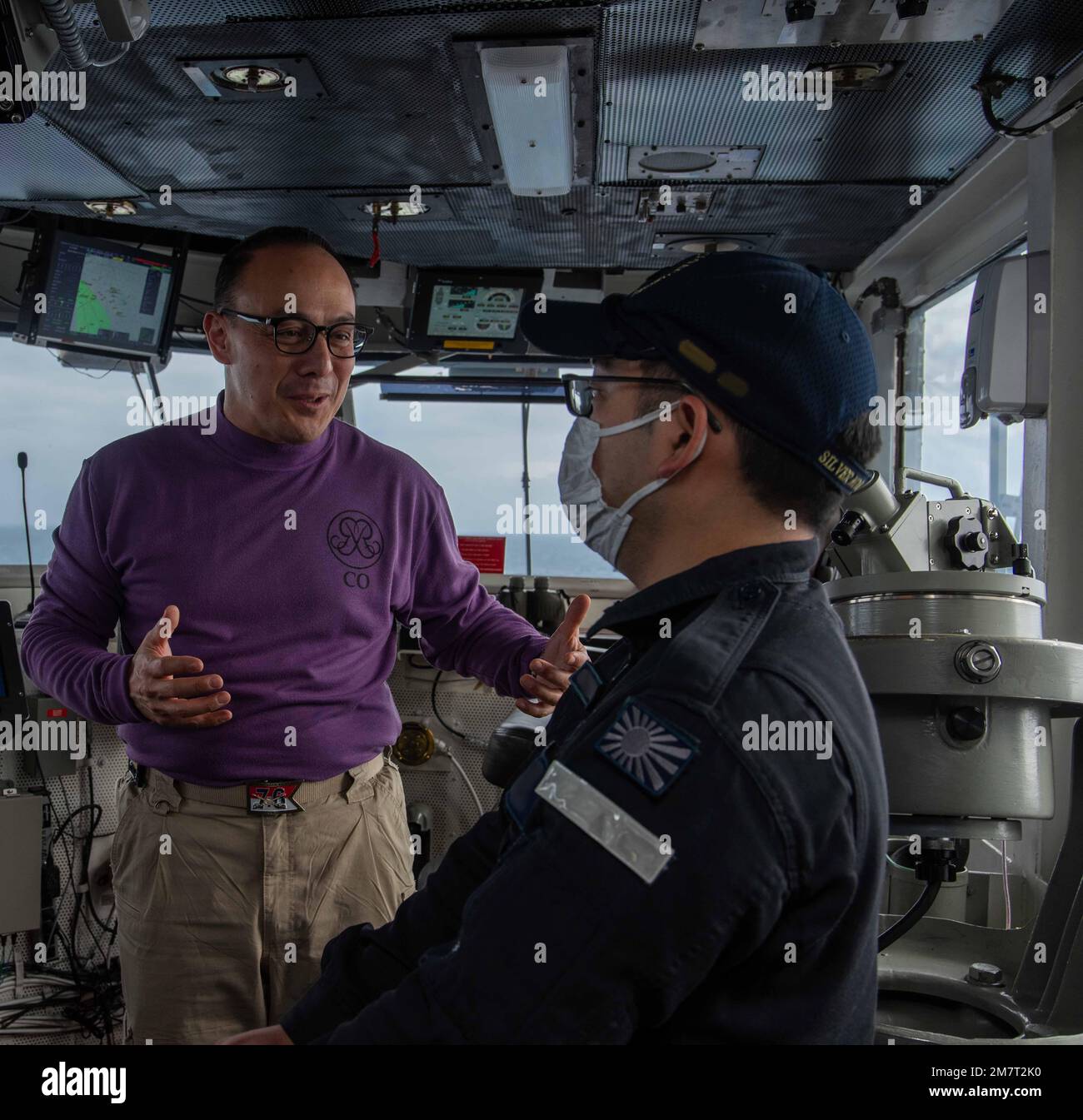 220512-N-RC359-1030 PACIFIC OCEAN (May 12, 2022) Capt. Fred Goldhammer ...