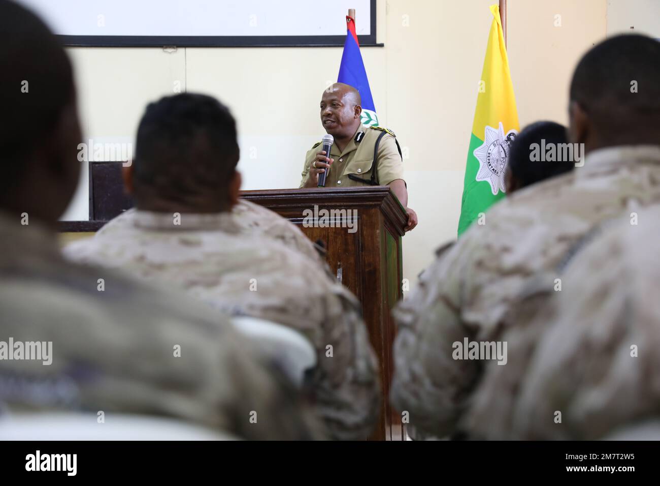 U.S. partner nation police officers from the Caribbean are recognized ...