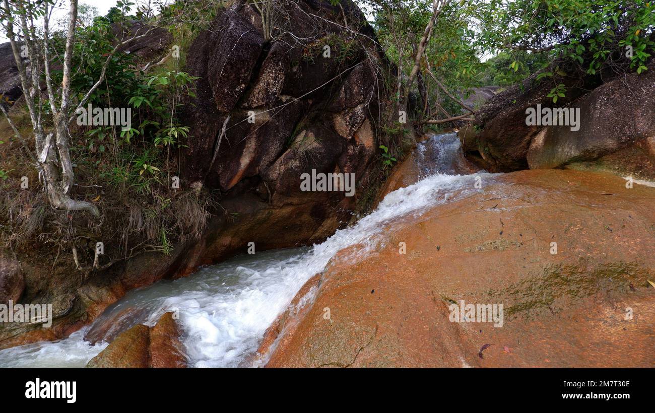 The Water Flow Is A River That Flows On The Surface And Crevices Of The ...