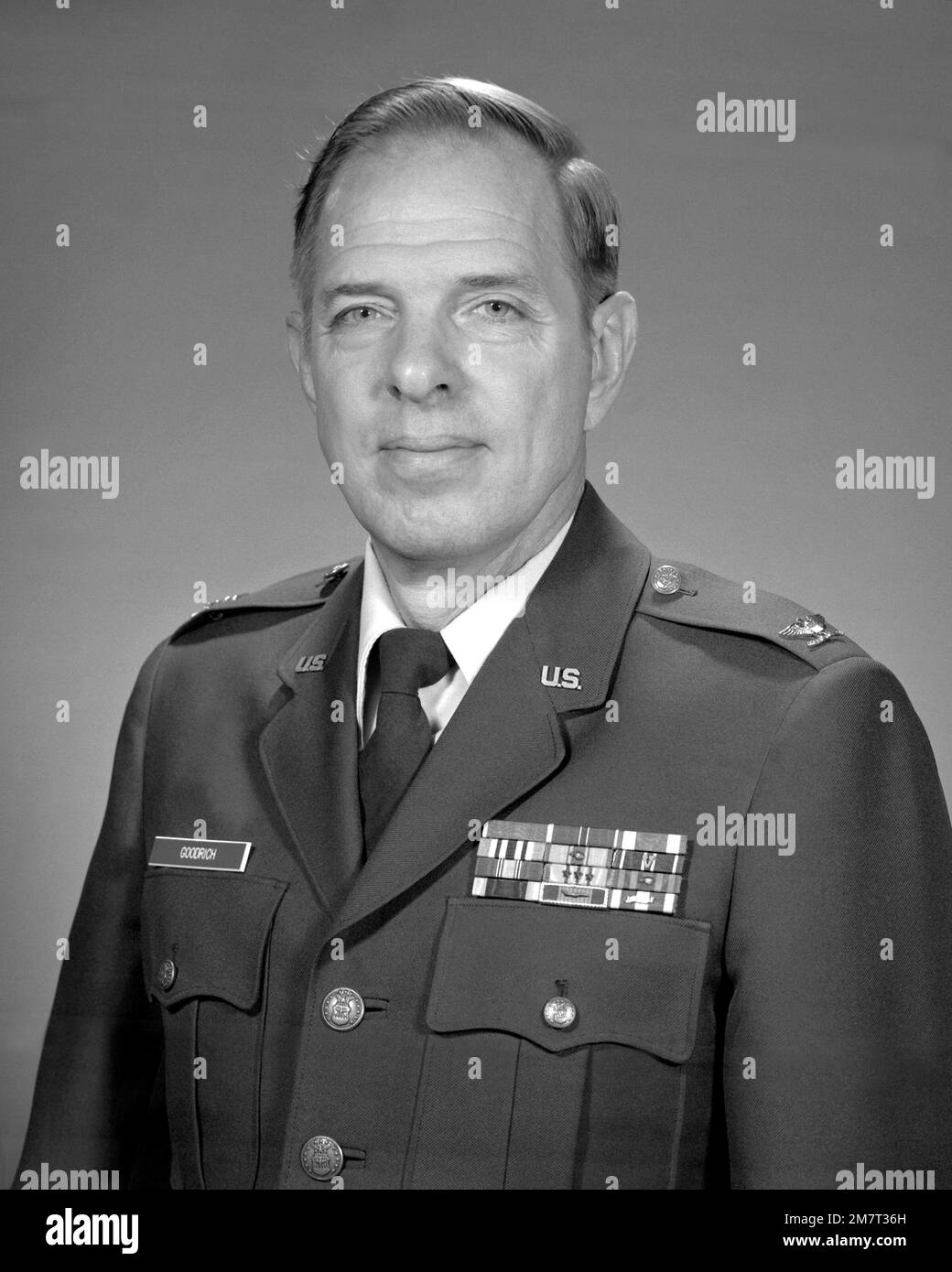 COL Jerome C. Goodrich, USAF. Country: Unknown Stock Photo - Alamy