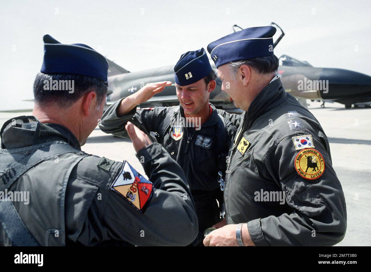 GEN Fred A. Haefner, 314th Air Division commander, and COL Donald ...